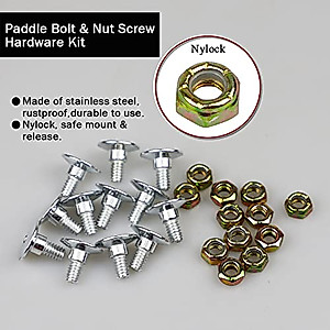 HUZTL 84-1980 Rubber Paddles 75-8780 Scraper with 66-7460 Primer Bulb Hardware Kit for Toro 38170 38171 38172 38173 38175 38176 38177 38178 38182 38183 CCR Powerlite Snowblowers