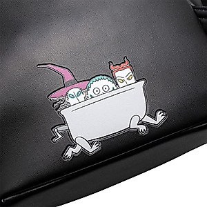 Loungefly Disney Nightmare Before Christmas Glow in the Dark Lock Shock and Barrel Mini Backpack