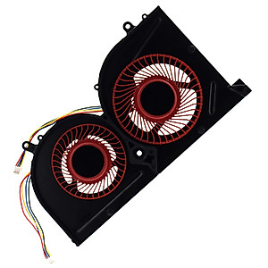 Deal4GO GPU Cooling Fan Replacement for MSi GS63 GS63VR GS73VR GS62 MS-16K2 MS-16K3 MS-16K4 MS-16K5 MS-17B1 MS-17B2 BS5005HS-U2L1