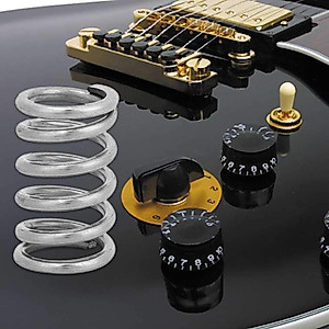 Bnineteenteam Electric Guitar Tremolo Bridge Spring,Tremolo Vibrato Tension Springs for Bigsby Guitar Replacement(Silver) Playing Accessories