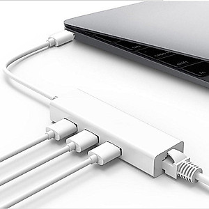 SHYPT Docking Station USB Hub Type-C to Network Card Hub Support Hot Swap, Low Power Consumption