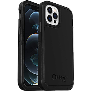 OtterBox Defender XT Case for iPhone 12 / iPhone 12 Pro with MagSafe, Shockproof, Drop Proof, Ultra-Rugged, Protective Case, 5X Tested to Military Standard, Black
