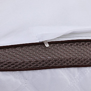 TBGFPO Long Neck Pillow Bed Sleeping Pillow Relieve Cervical Fatigue Shoulder Pain Pillow Filling Core Cotton Embroidery