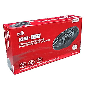 Polk DB652 UltraMarine Dynamic Balance Coaxial Speakers, 6.5" - Pair