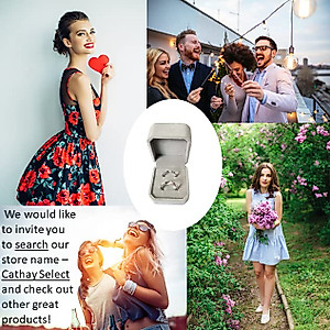 Cathay Select [New] Promise Rings, Sterling Silver Couple Rings, Adjustable, Infinity, I Love You Wedding Rings