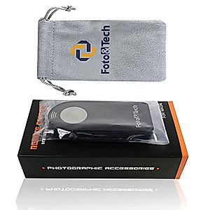 Foto&Tech FTML-L3 Wireless Remote Control Compatible with Nikon D7500 D750 D3400 D3300 D3200 D5500 D5300 D5200 D5100 D7200 D7100 D7000 D610 D600 D60 D70 D80 COOLPIX P900 P7800 P7700 A/1 J1 (1 Piece)