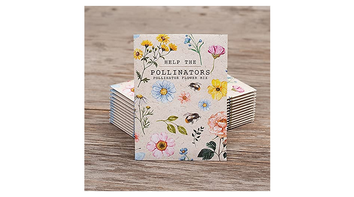 Help Pollinators: 25 Easy-Grow Wildflower Seed Packets