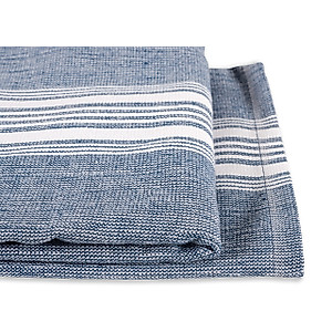 KAF Home Strada Reversible Kitchen Towel - Set of 6, Oversized 20 x 30 Inch, 100% Cotton Dish Towels - Made in Turkey