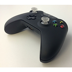 Gametown Analog Thumbstick Thumb Stick Joystick for Microsoft Xbox One Game Controller 2PCS Transparent White.