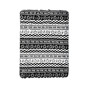 Victoria's Secret Pink Sherpa Blanket Soft Logo Plush Cozy Throw Cover Multicolor Size 50x60 New Black & White, 50''X60''