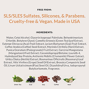 VICIOUS CURL Non-Foaming Curl Cleanse – No Lather for Curly Hair – Curl Enhancing, Moisturizing, Hydrating Frizz-Free, Enhanced Bounce – Sulfate; Paraben and Silicone Free, 12 Fl Oz