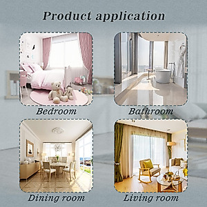 Hion Magnetic Curtain Tiebacks Grey 2pcs, Curtain Tiebacks Buckles Holdbacks Holders Hooks Clip for Home Bedroom Office Decorative Curtain