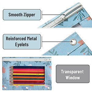 Mr. Pen- Pencil Pouch, 2Pack, Pencil Pouches, Pencil Pouch for 3 Ring Binder Pencil Pouch, Pencil Cases, Pencil Case for Binder Pouch, Zipper Pencil Pouch, 3 Ring Binder Pouch, Pencil Bags with Zipper