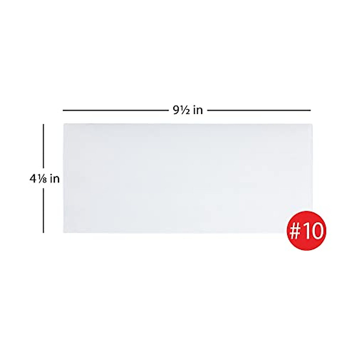 Office Depot All-Purpose Envelopes, 10 (4 1/8in. x 9 1/2in.), White, Box of 500, 12010