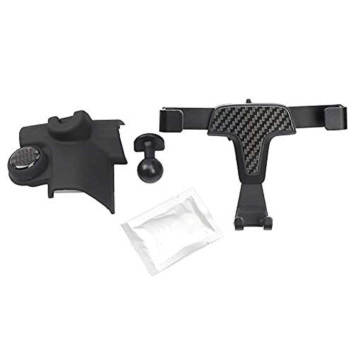 ITrims Car Accessories for Jeep Grand Cherokee 2014-2020 Phone Holder, Aluminum Alloy, Carbon Fiber, Compatible with Smartphones