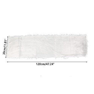 Soft Faux Sheepskin Rug, 1 x 4 Feet Rectangle Modern Area Rugs Washable No-Slip Cozy Carpet Mat for Bedroom Living Room, White