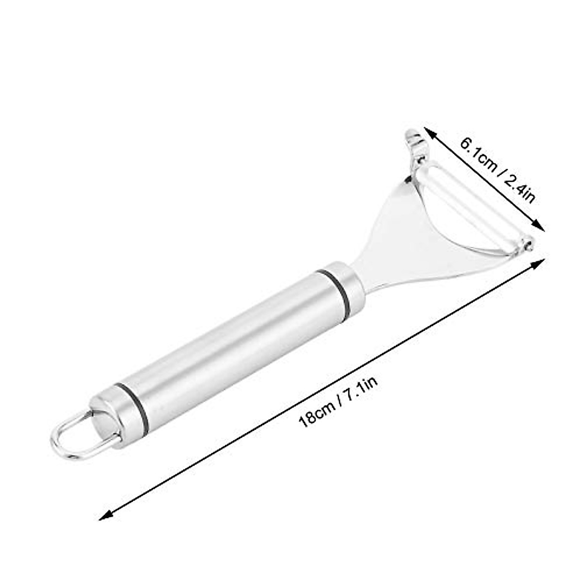 Fruit Peeler, Stainless Steel Vegetable Peelers for Kitchen Household Peelers for Kitchen Comfortable Grip Potato Peeler Vegetable Peeling Tool for Home Kitchen