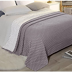 Sterling Creek Dawson Star Muslin Throw Blanket Three Layers Lightweight Breathable Cotton Gauzy Blanket for Adults, All Season (Throw, Gray)
