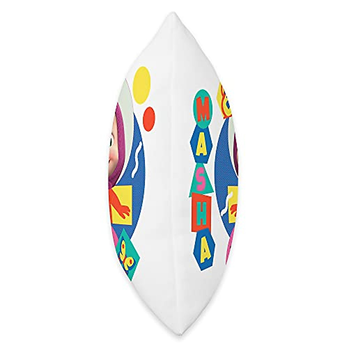 Masha and the Bear Mermaid Throw Pillow, 16x16, Multicolor