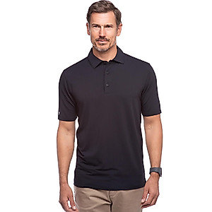 IBKUL Men's Athleisure Wear Sun Protective UPF 50+ Icefil Cooling Tech Short Sleeve Polo 94199 Peri Solid S