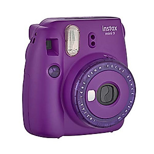 Fujifilm Mini 9 Instant Camera with Clear Accents (Purple)