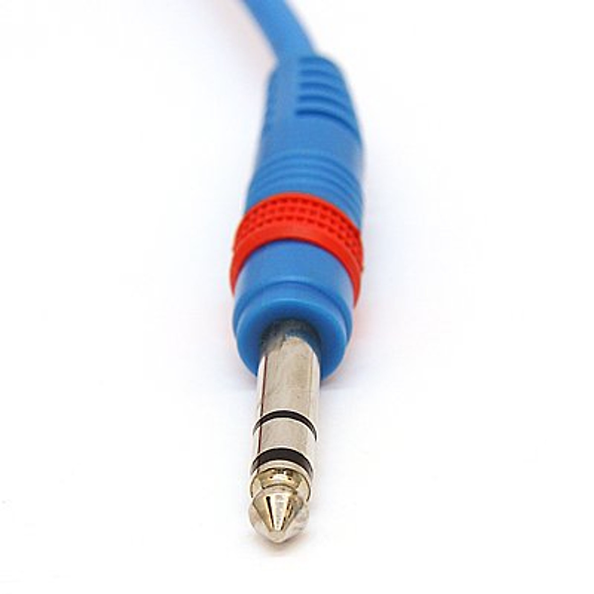 Seismic Audio - SASPC5-10 Pack 5' TRS Jumper Patch Cables - Multiple Colored Cords