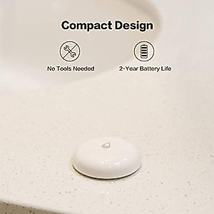 Aqara Smart Hub M2 Plus Aqara Temperature and Humidity Sensor, Door and Window Sensor and Water Leak Sensor, Zigbee Connection, For Remote Monitoring and Smart Home Automation