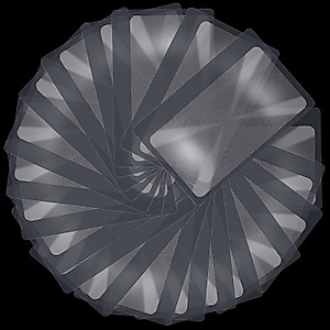 TIESOME Fresnel Lens, 20 Pieces 3X Pocket Size Magnifier Lenses Credit Card Magnifier Wallet Magnifying Lenses Jewelry Loupe for Reading or Fire Starter 3.34 x 2.16 Inch