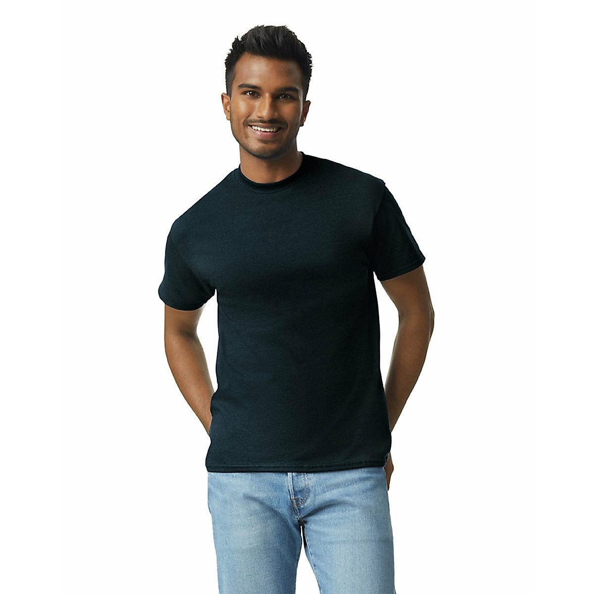 Gildan Adult Ultra Cotton T-Shirt, Style G2000, Multipack, Black (10-Pack), X-Large