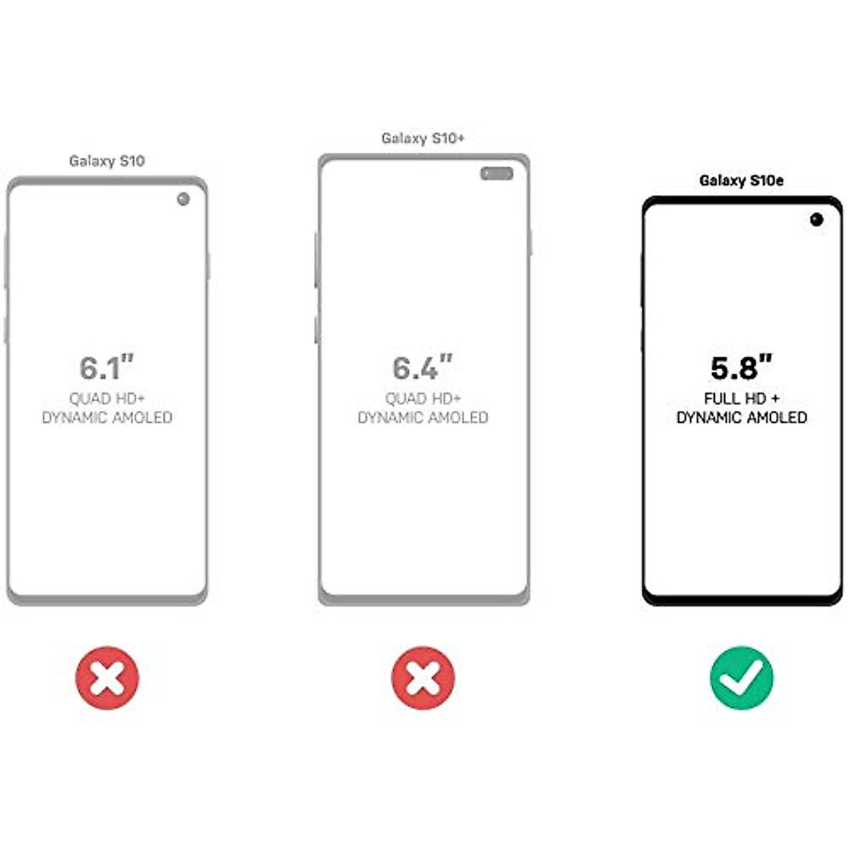 OtterBox Defender Series Holster Belt Clip Replacement for Samsung Galaxy s10e Only - Non-Retail Packaging