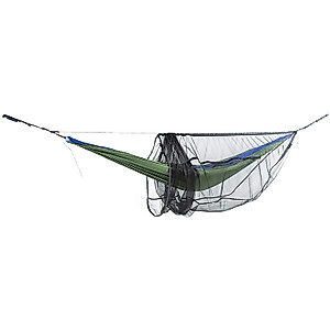 ENO Guardian SL Bug Net - Lightweight Hammock Netting - for Camping, Hiking, Backpacking, Travel, a Festival, or The Beach - Grey