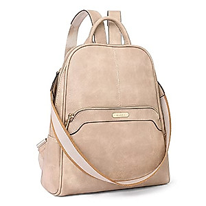 CLUCI Womens Backpack Purse Leather Backpack Travel Purse Convertible Ladies Designer College Work Daypack Shoulder Bags