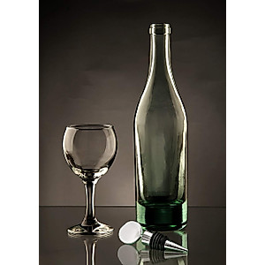 FASHIONCRAFT 6713 Perfectly Plain Wine Bottle Stopper, Silver Bottle Stopper, Metal Bottle Stopper, Gift Favor, Wedding Favor (12 Pieces)