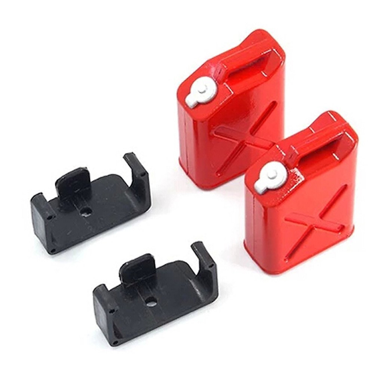 LAFEINA 2 PCS 1/10 Scale RC Crawler Accessory Mini Fuel Tank for 1:10 RC Rock Crawler Truck D90 SCX10 TRX4