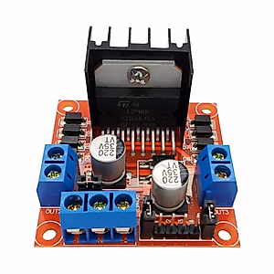 L298N Motor Driver Controller Board Module Stepper Motor DC Dual H-Bridge, Suitable for Motors, Robots, Smart Cars