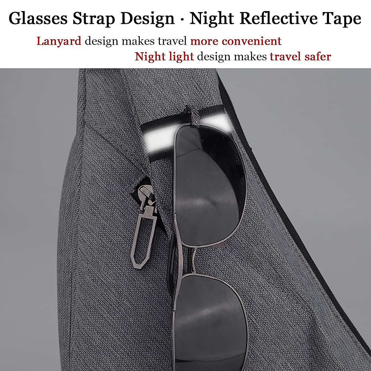 Sling Bag Slim Shoulder Bag Personal Pocket Bag Small Backpack Crossbody Chest Bags for Travel Hiking Casual Daypack (Black)