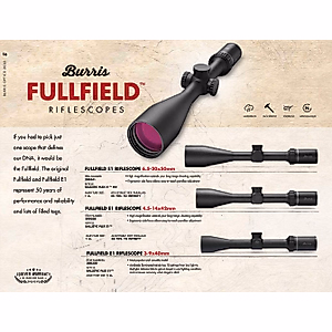Burris Optics Fullfield E1 Scope, 3X-9X-40mm, Matte, Black, One Size, (200341)
