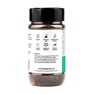 Humane Plant Food Indoor House Plants, All-Purpose Organic Indoor Plant Fertilizer - NutriDense (5oz)