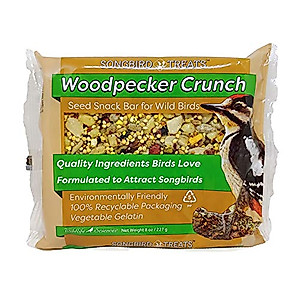 Songbird Treats Seed Cake Variety 4 Pack of Seed Cakes | 8 oz Bird Seed Cakes for Wild Birds