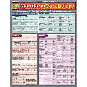 Mandarin Vocabulary (Quick Study Academic)