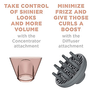 INFINITIPRO BY CONAIR Frizz Free Compact Hair Dryer ~ 2x the Shine - 3x the Frizz Control