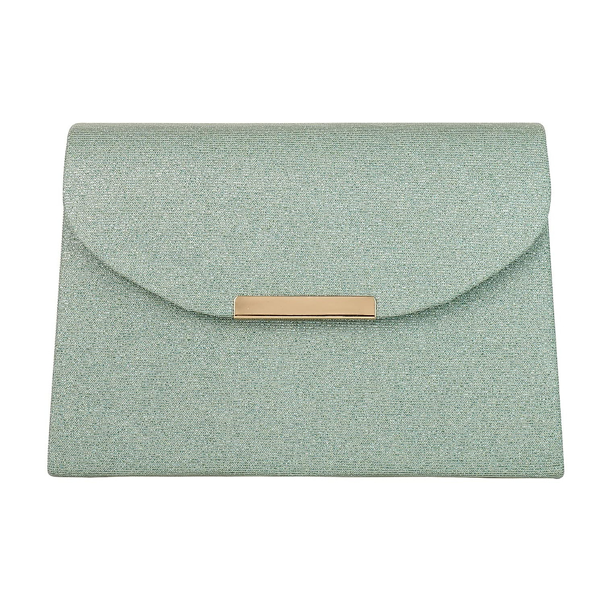 ZHANNI Women's Evening Bag Party Clutches Wedding Purses Cocktail Prom Handbags with Frosted Glittering(Green)