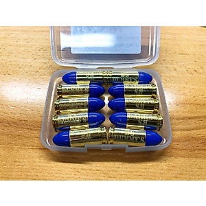 B's Dry Fire Snap Caps - A.K.A. B's Dummy's - Dummy 9mm Luger Training Caps (10 Pack) (Blue Brass)