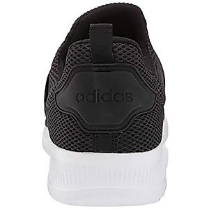 adidas Men's Lite Racer Adapt 4.0 Running Shoes, Black/White/Black, 10
