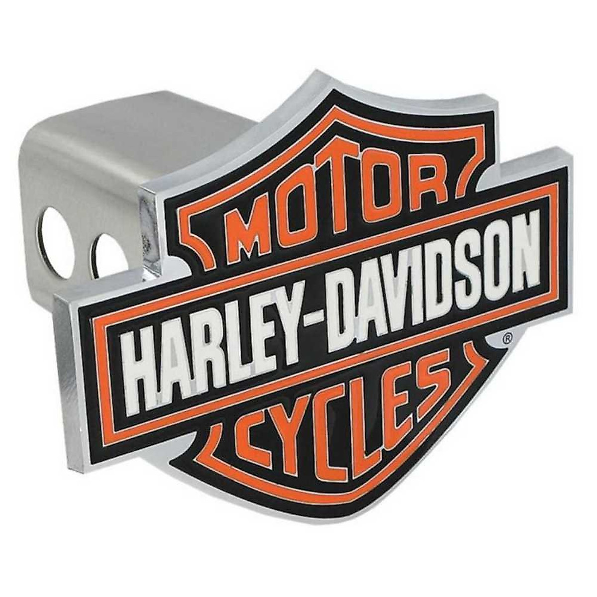 Harley-Davidson Orange Bar & Shield Trailer Hitch Cover 2'' HDHC25