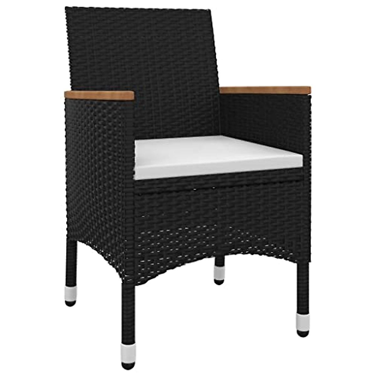 WHOPBXGAD 9 Piece Patio Dining Set Lawn Furniture,Patio Furniture Sets,Patio furnitureSui for patios, Gardens, lawns, Balconies, Poolside,with s Poly Rattan and Glass