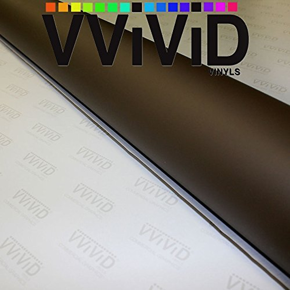 VViViD XPO Matte Brown Vinyl Wrap Roll with Air Release Technology (1ft x 5ft)