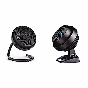 Vornado 723 Full-Size Whole Room Air Circulator Fan & 530 Compact Whole Room Air Circulator Fan, Black