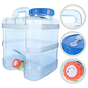 Veemoon Water Jug 10L Camping Water Container -10L Portable Water Storage Camp Water Jug with Spigot, for Outdoor Camping Picnic Emergency Water Storage Water Containers