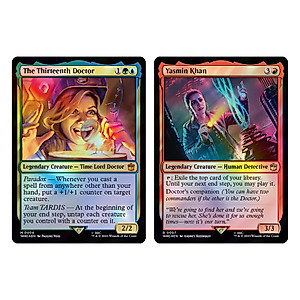 Magic The Gathering Doctor Who Commander Deck – Paradox Power (100-Card Deck, 2-Card Collector Booster Sample Pack + Accessories)